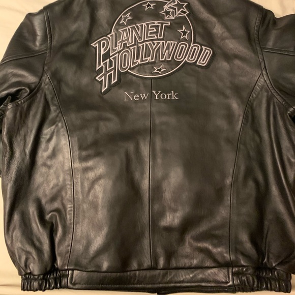Jackets & Coats | Mens Planet Hollywood Leather Jacket | Poshmark
